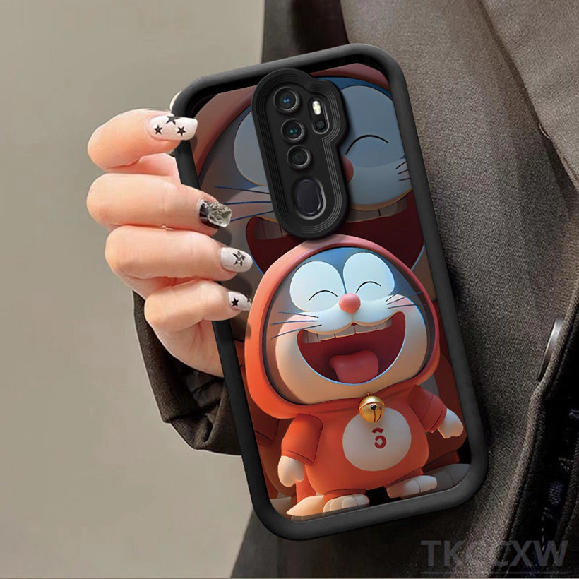Cute cartoon doraemon Phone case For OPPO A18 A38 A58 A78 A96 A76 A36 ...