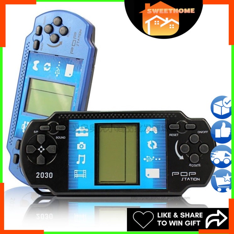 300 games 168 games 7 games Pop Station Hand Handled Bricks Game with ...