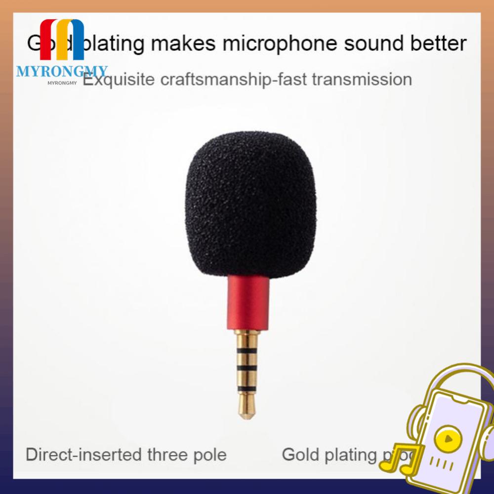 MYRONGMY Mini Microphone, Metal Mic 3.5mm Metal Mini Microphone ...
