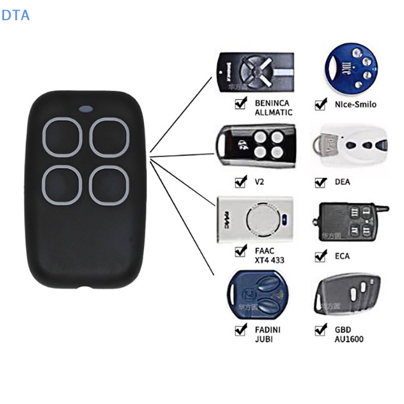 DTA 4 Channel Multi-Frequency Cloning Remote Control 868 433 315 330 ...