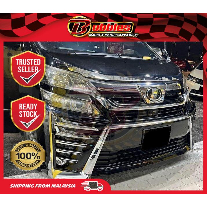 Toyota Vellfire ANH20 2008 Upgrade to 2018 AGH30 Look Design Front ...