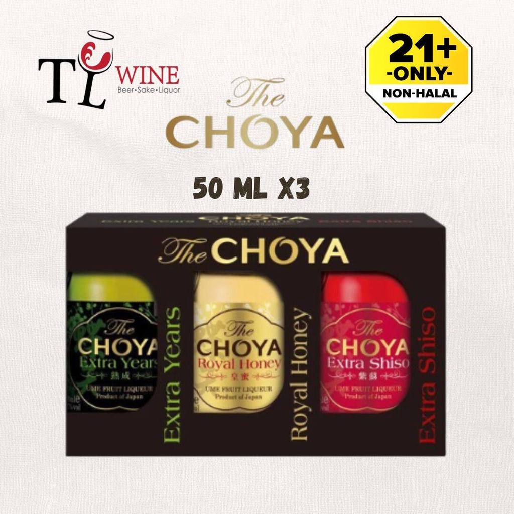 Choya Extra Years Series Miniature Set 50ml x 3 mini Alc: 17% Duty paid 100% ORIGINAL (Japan ...