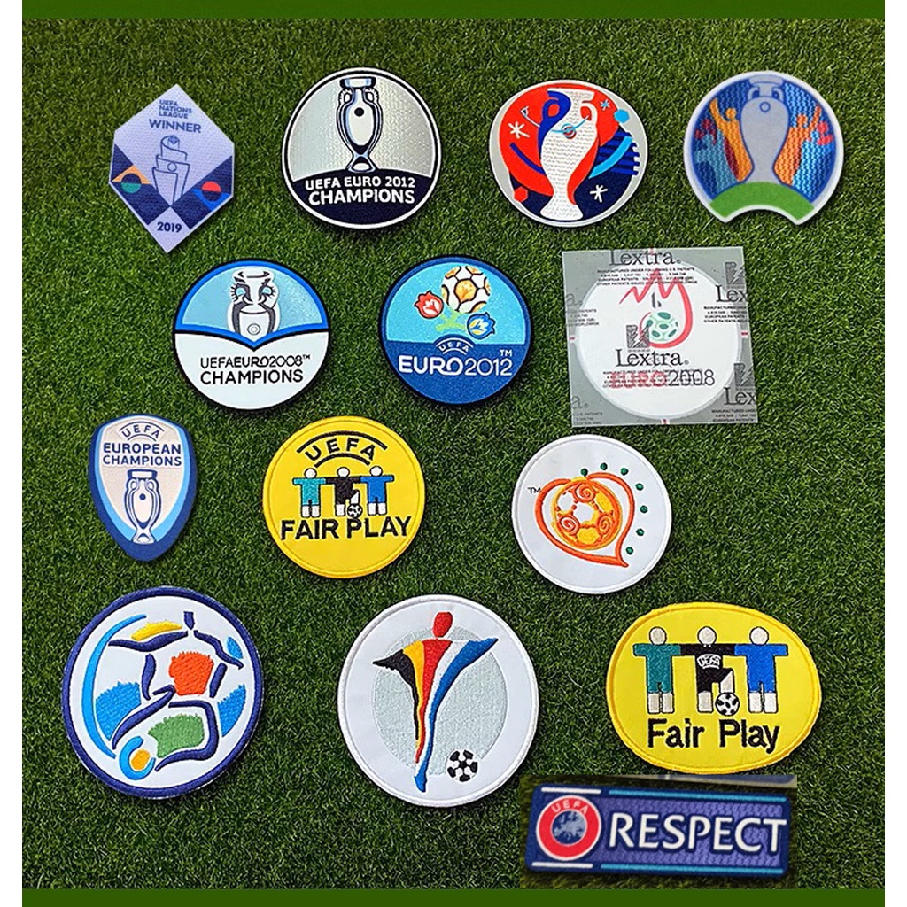 EURO PATCH and Respect Badge Heat Transfer Soccer Badge | Shopee Malaysia