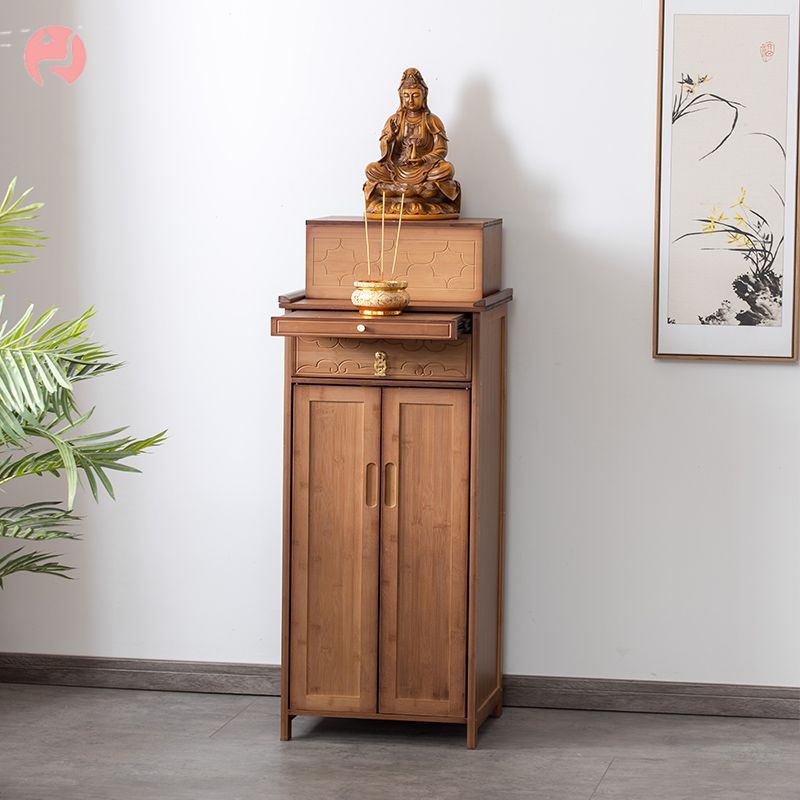 Modern Buddhist Shrine Cabinet with drawers simple Altar Stand for ...