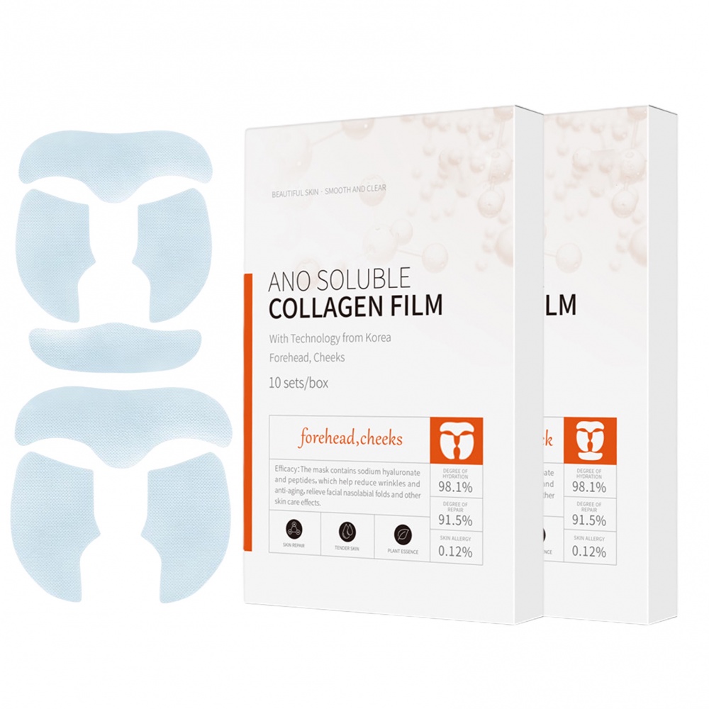 YL 10Sets Water Soluble Collagen Film Gel Facial Mask Paper Anti Aging ...