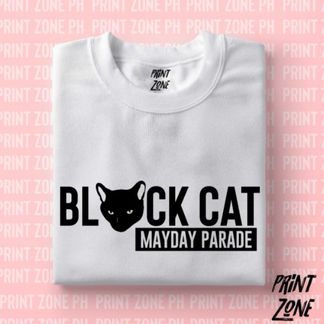 MAYDAY PARADE - BLACK CAT - PRINT ZONE PH | Shopee Malaysia