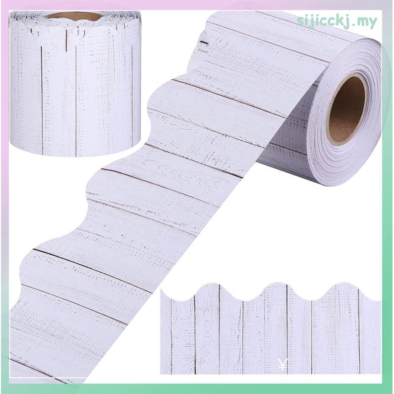 sijicckj Removable Border Paper Bulletin Board Rolled Straight Borders ...