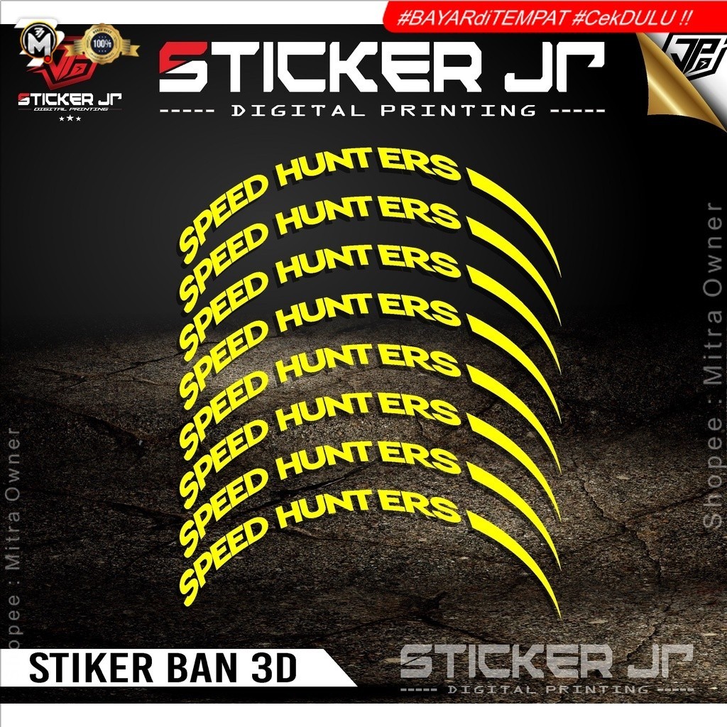 Tire Sticker / Tire Font / Tire Bomb / 3D Why So Seriouse Tire Sticker 3D Rim Sticker JP03 ...