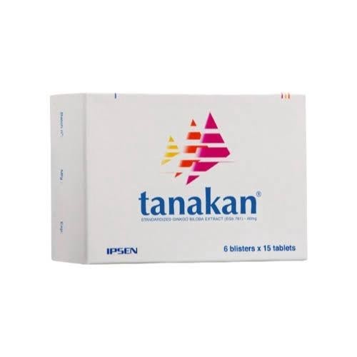 Tanakan Standardized Ginkgo Biloba Extract 40 mg Tablet (6 x 15's ...