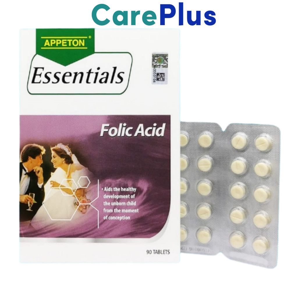 APPETON ESSENTIALS FOLIC ACID TABLET 400MCG (EXP: 07/2027) | Shopee ...