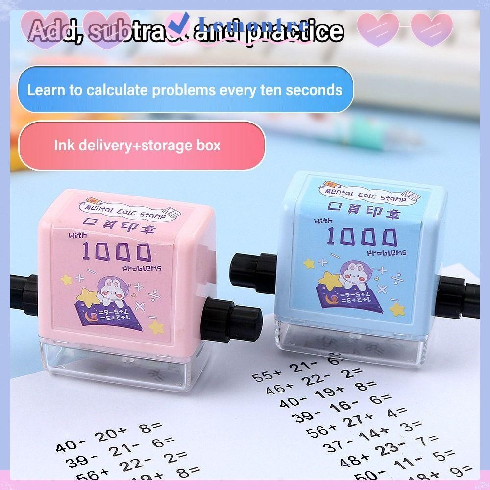 LEMONTRE Roller Digital Teaching Stamp, Mathematics Practice Math ...