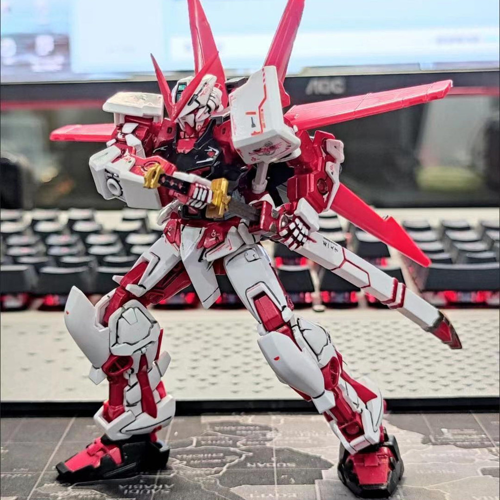 #High-Red Heresy Gundam model assembled figure mecha with flying ...