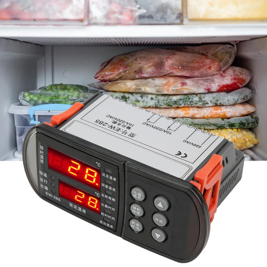 Bestchoices EW-285 AC220V Digital Temperature Controller Cooling Defrosting Thermostat for Cold ...