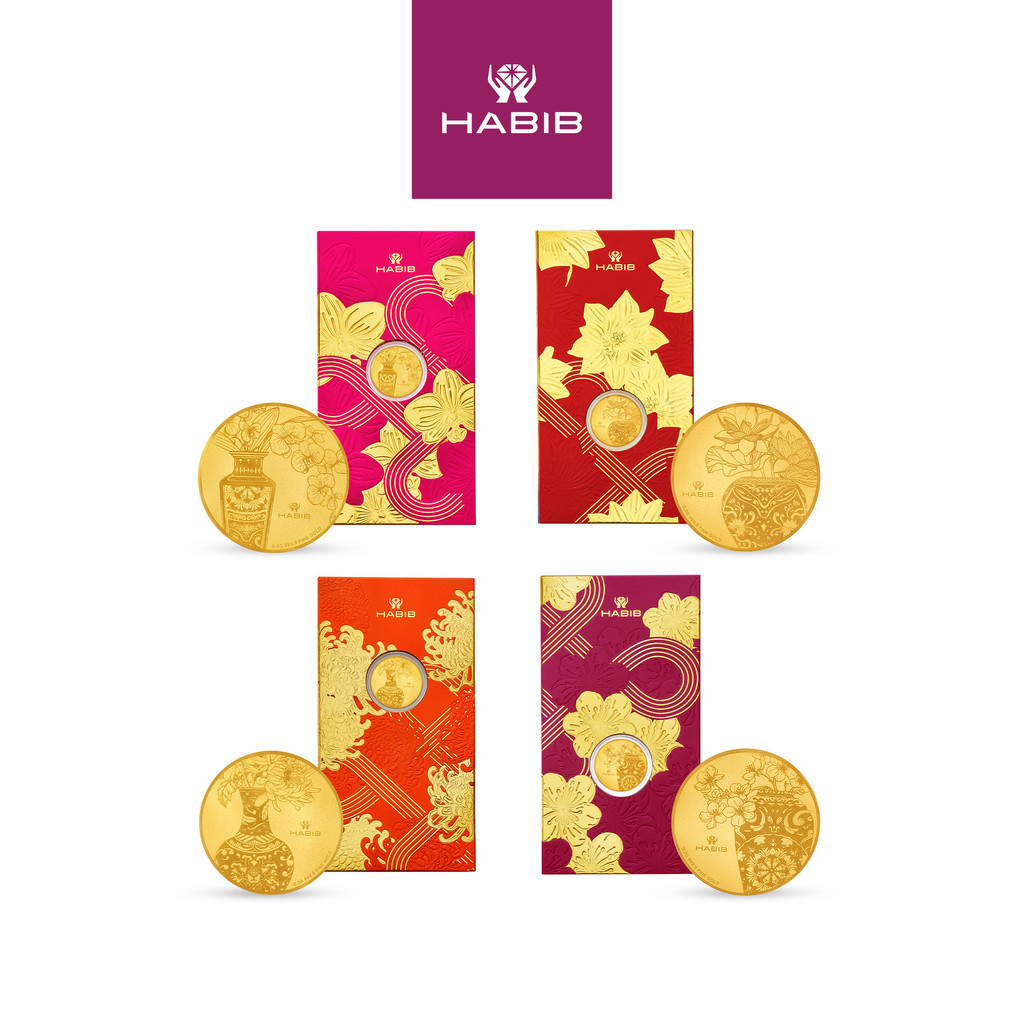 HABIB Four Seasons Collection | 999.9 Gold Wafer Coin (0.20g) | Shopee ...