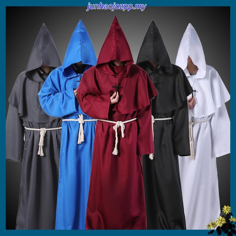 Medieval Monk Monk Robe Priest of the Wizard Godfather Father cos ...