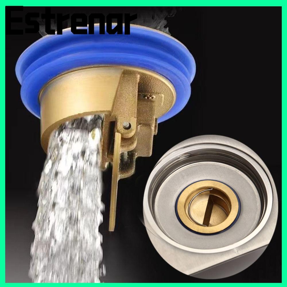 ESTRENAR Drain Cover Bathroom Accessories Useful Seal Stopper One Way ...