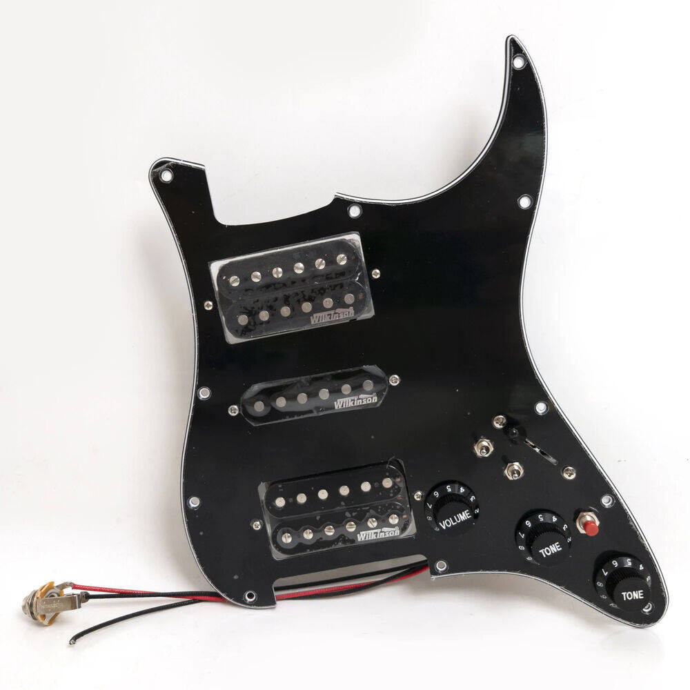 Prewired Loaded Guitar Stratocaster Pickguard HSH Pick Guard Wilkinson ...