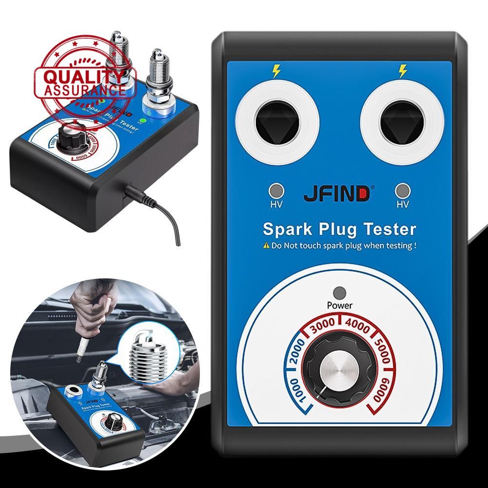 Automotive Spark Plug Tester Dual Hole Spark Plug Ignition Tester ...