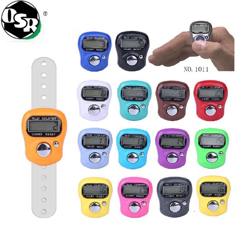 OSR Luminous Tasbih Digital Finger Counter LCD Colour Random Selected ...