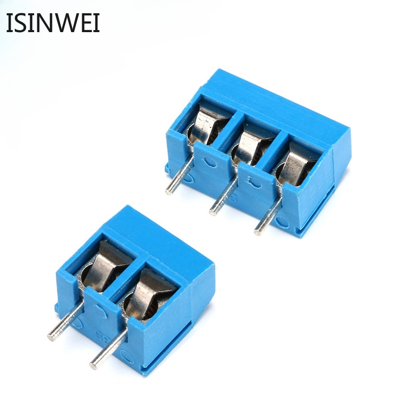 10PCS/Lot KF301-2P KF301-5.0-2P KF301 Screw 2Pin 5.0mm Straight Pin PCB ...