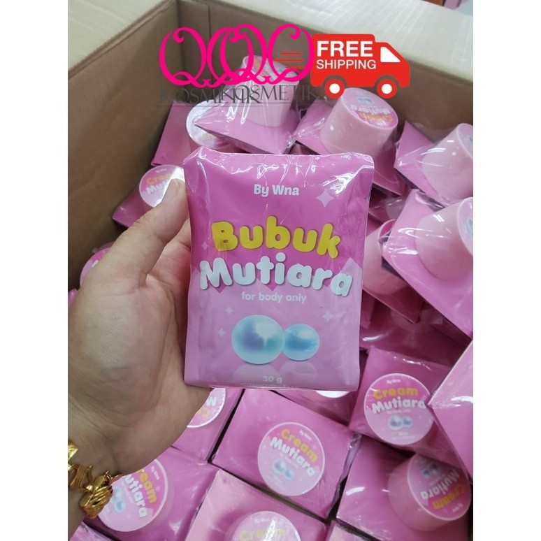 2022 New WNA Bubuk & Cream Mutiara 50gm + 20ml Set 2in1 Krim Serbuk ...