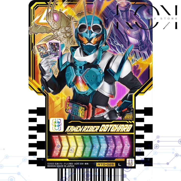 Bandai Kamen Rider Gotchard DX Ride Chemy Trading Card RT0-070 Kamen Rider Gatchard 假面骑士歌查德 DX卡牌 ...