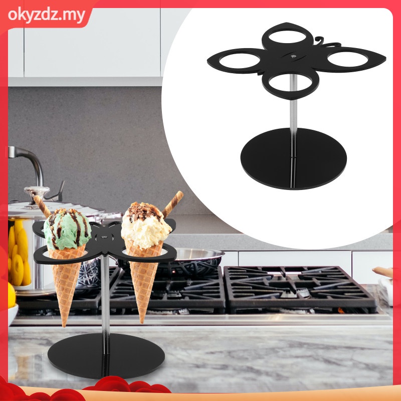 cup with handle Cone Holder Table Trays Eating Mini Cake Stand ...