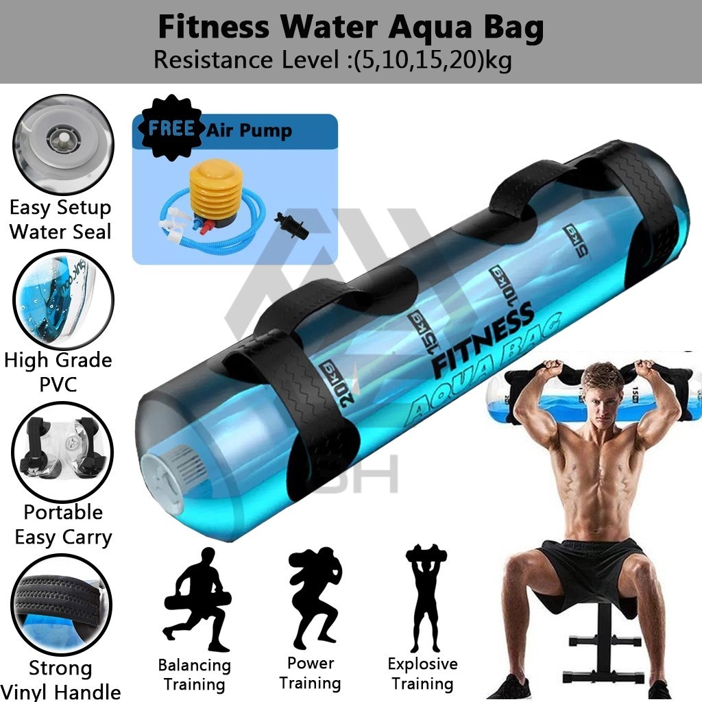 3H Beg Latihan Air Aqua Bag | Water Weight Training Bag | Alat Senaman ...