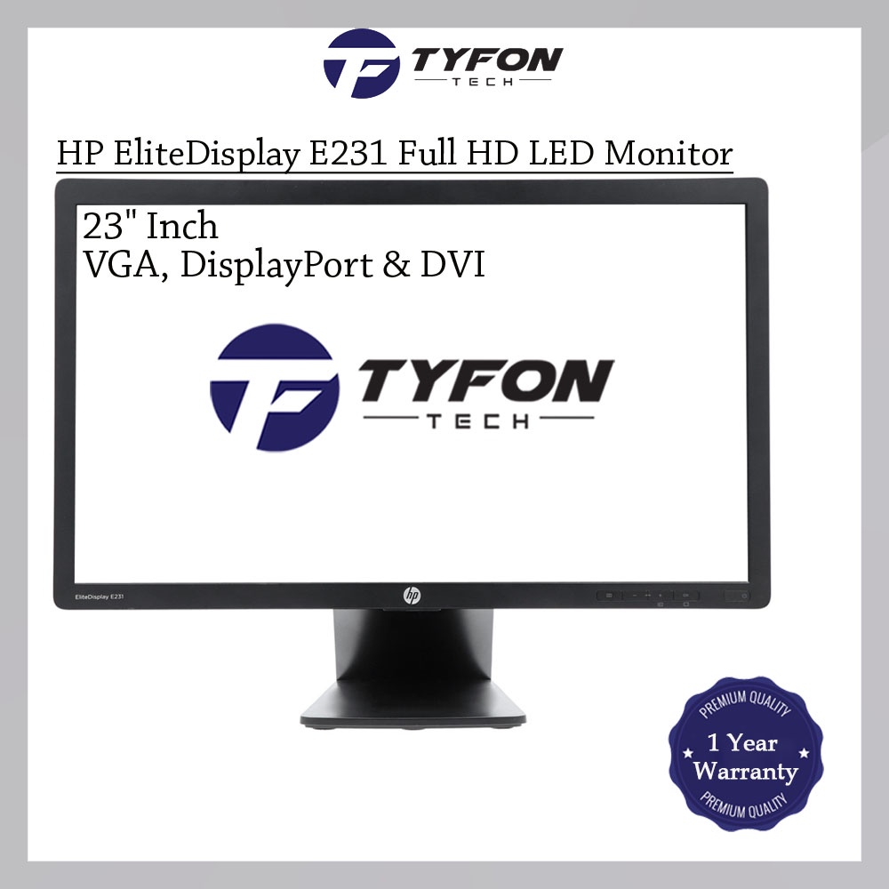 HP EliteDisplay 23″ Inch Widescreen Full HD LED Monitor E231 ...