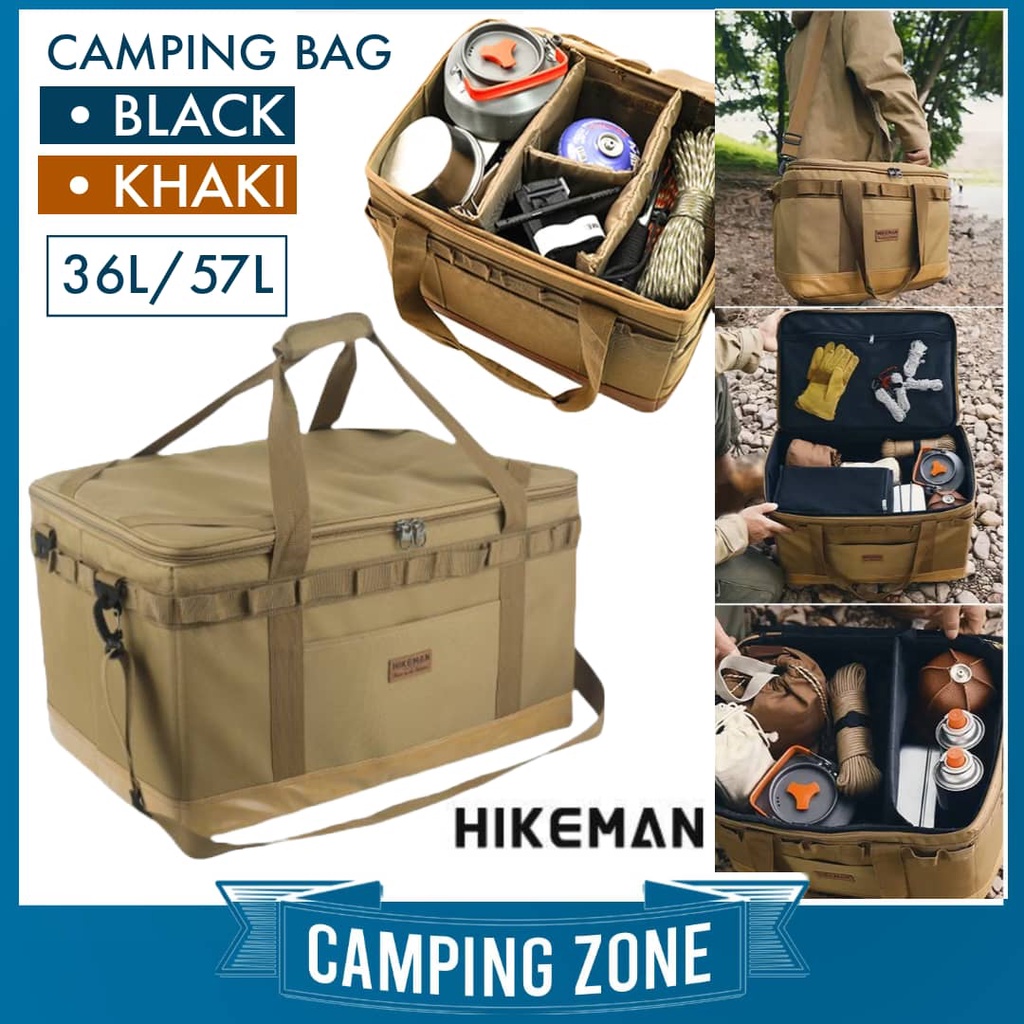 HIKEMAN 57L/36L Camping Outdoor Storage Bag Anti Collision Waterproof Large Capacity Outdoor Bag ...