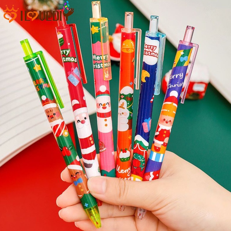 [ Featured ] Cartoon Black Writing Pen / Santa Claus Signature Pen ...