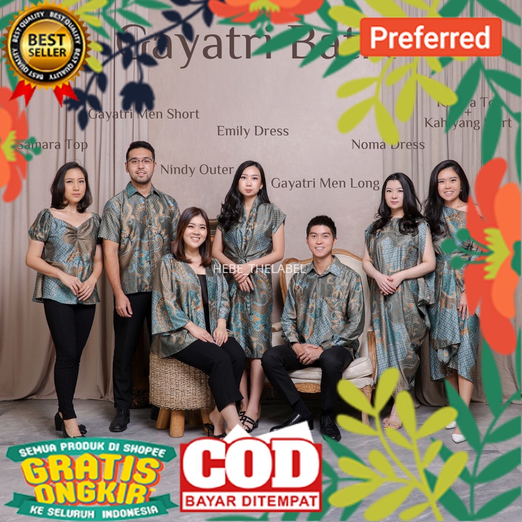 Gayatri Batik Set (Available Couple) - Kinara Kahiyang Noma Listya Uma Haewon Jun Emily Gaia ...