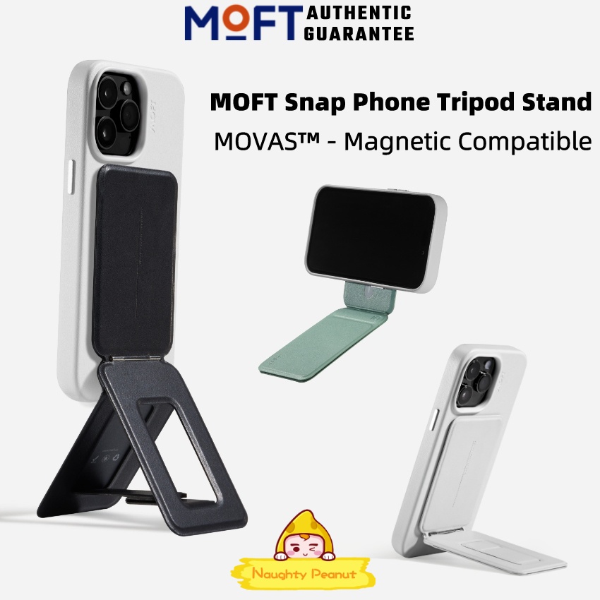 MOFT MOVAS Snap Invisible Magnetic Phone Tripod Stand,Foldable,Multiple ...