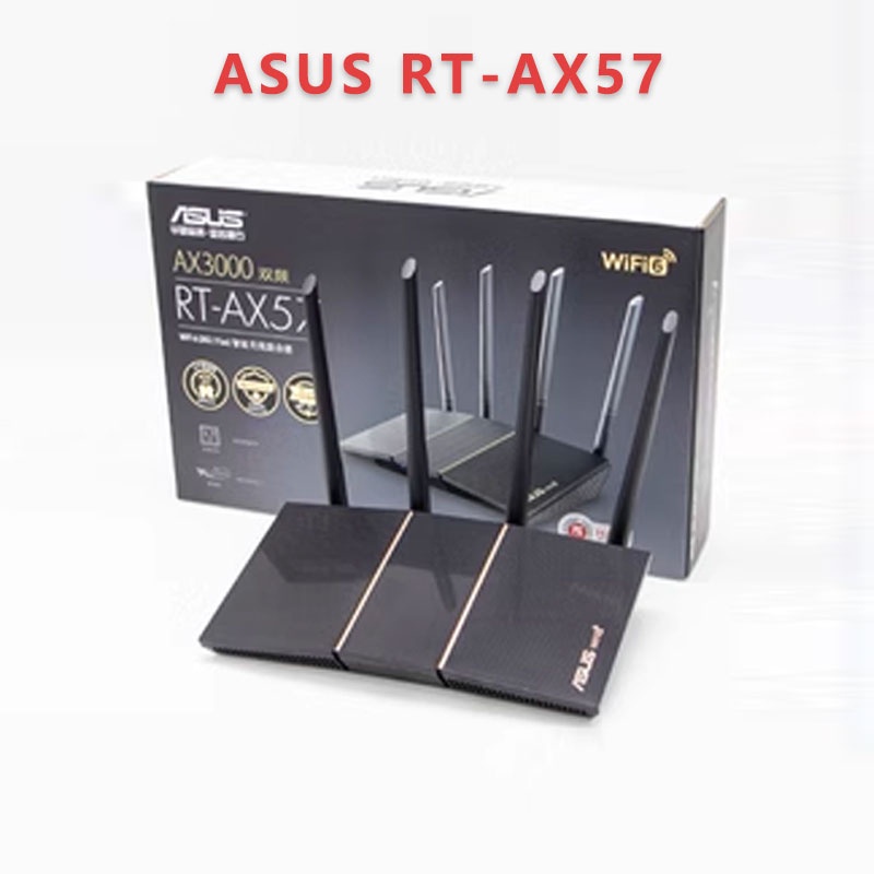 ASUS RT-AX57 Dual Band Wireless WiFi 6 Gaming Esports Gigabit Router ...