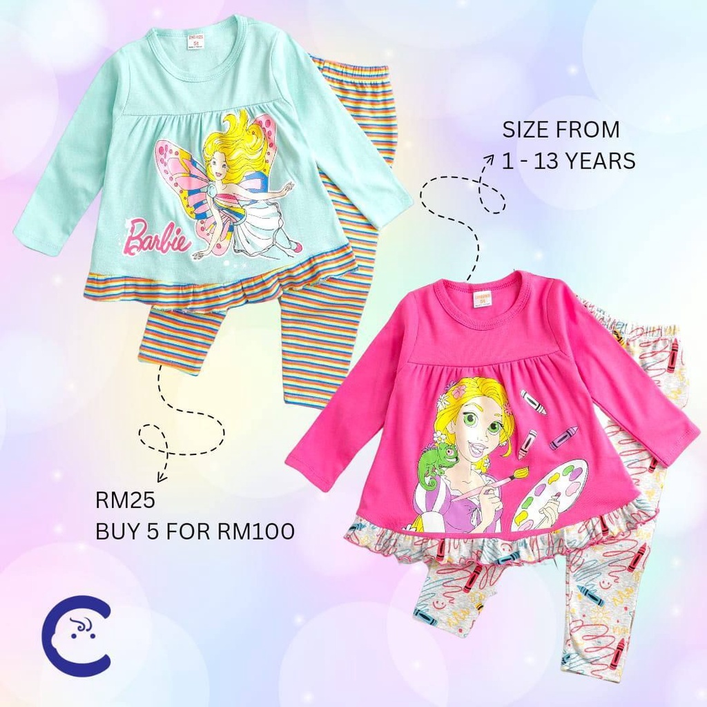 Girl Babydoll Pyjamas Part 2 | Shopee Malaysia