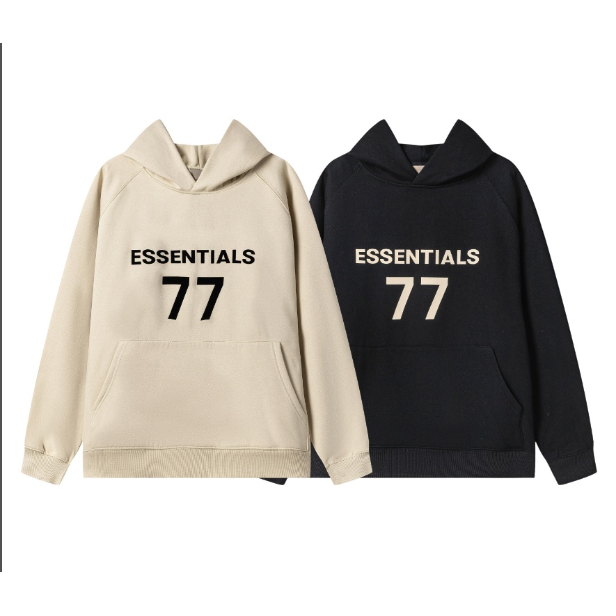 New FEAR OF GOD ESSENTIALS 77 Numeric Flocking Letter High Quality ...