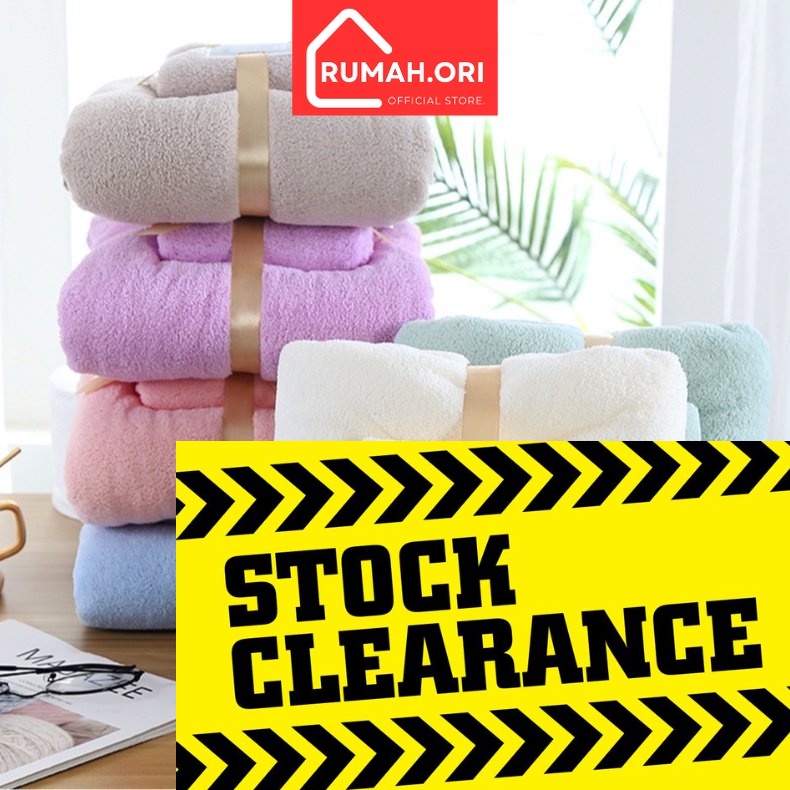 Bath Towel Set Adult Kids Tuala Mandi Dewasa Kanak-Kanak 2 in 1 Body ...