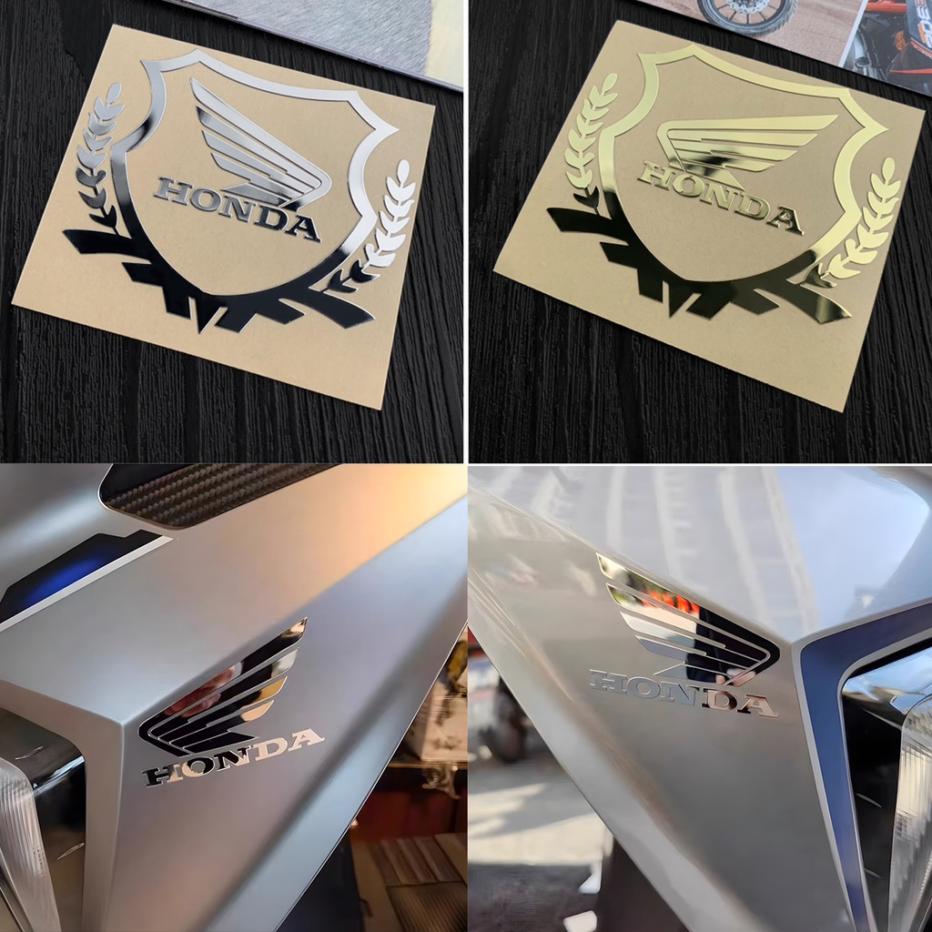 For Honda Metal Stickers Motorcycle Click 125i 150i V2 V3 XRM TMX 125 ...