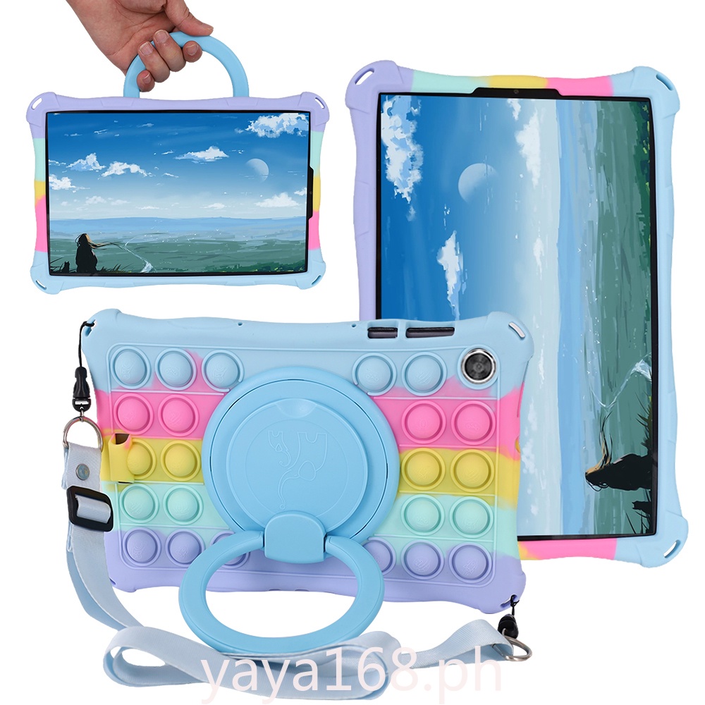 Case For Lenovo Tab M10 3rd Gen TB328FU Kids Cover 360 Rotating Stand ...