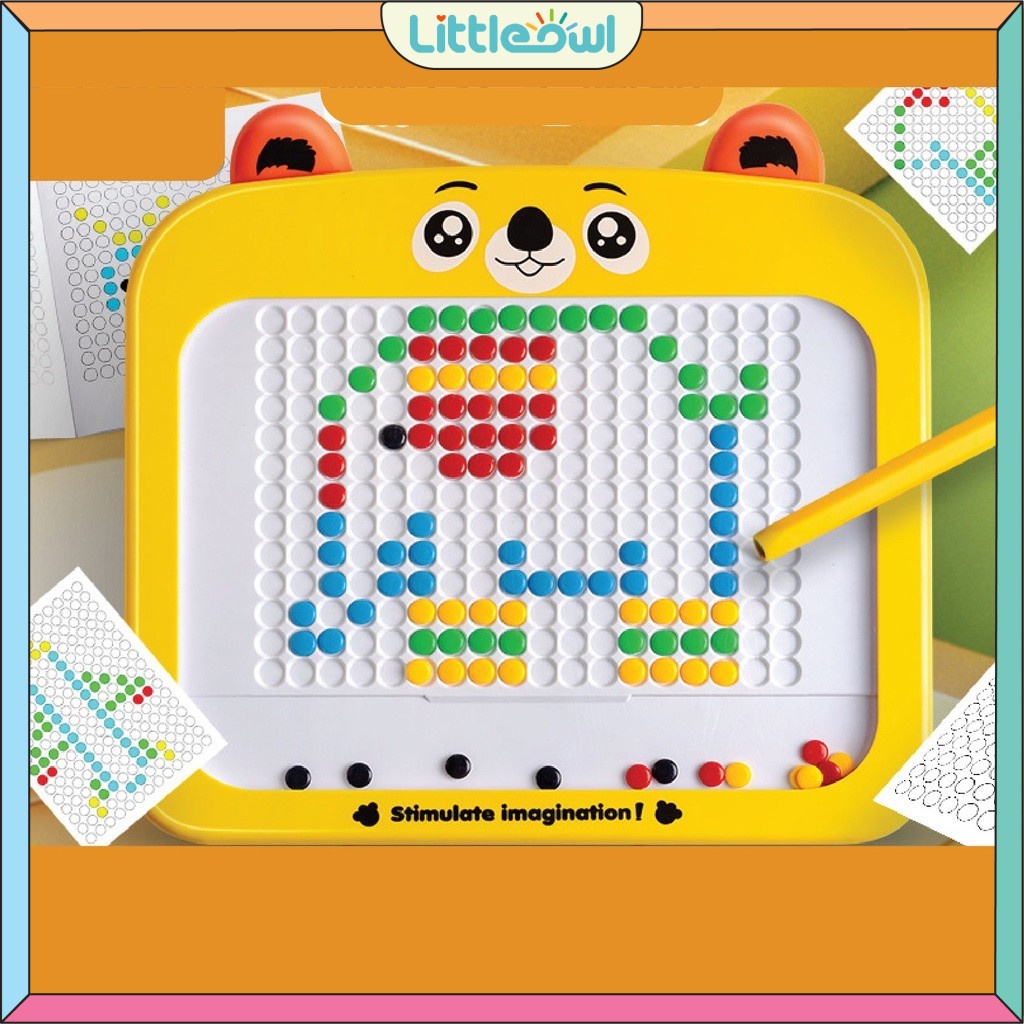 Big Sketchpad Magnetic Beads Magnetic Drawing Board Kids | Shopee Malaysia