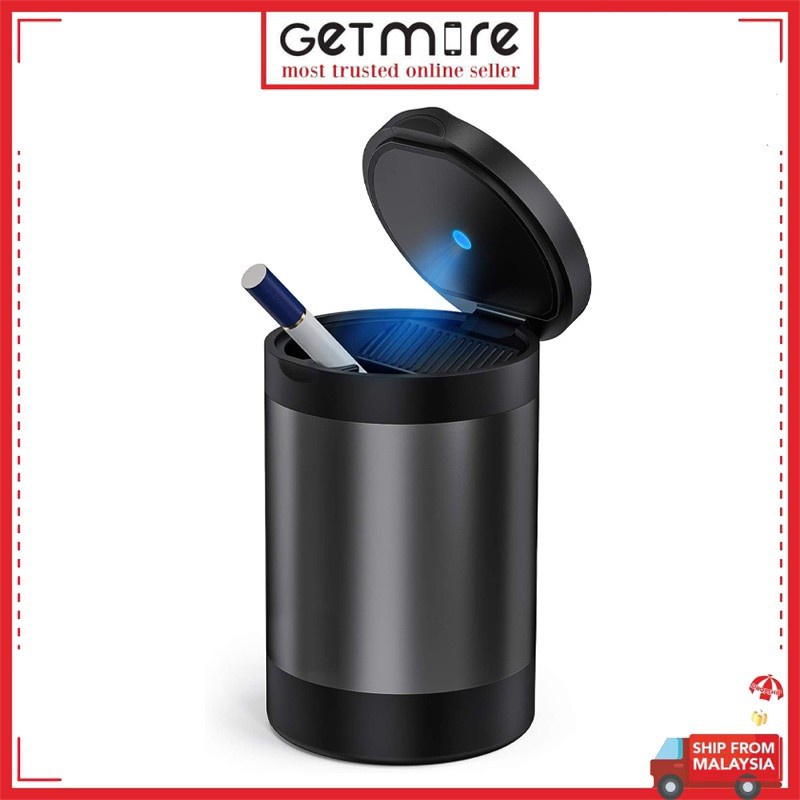 Car led light alloy aluminum cup portable auto flame retardant holder ...