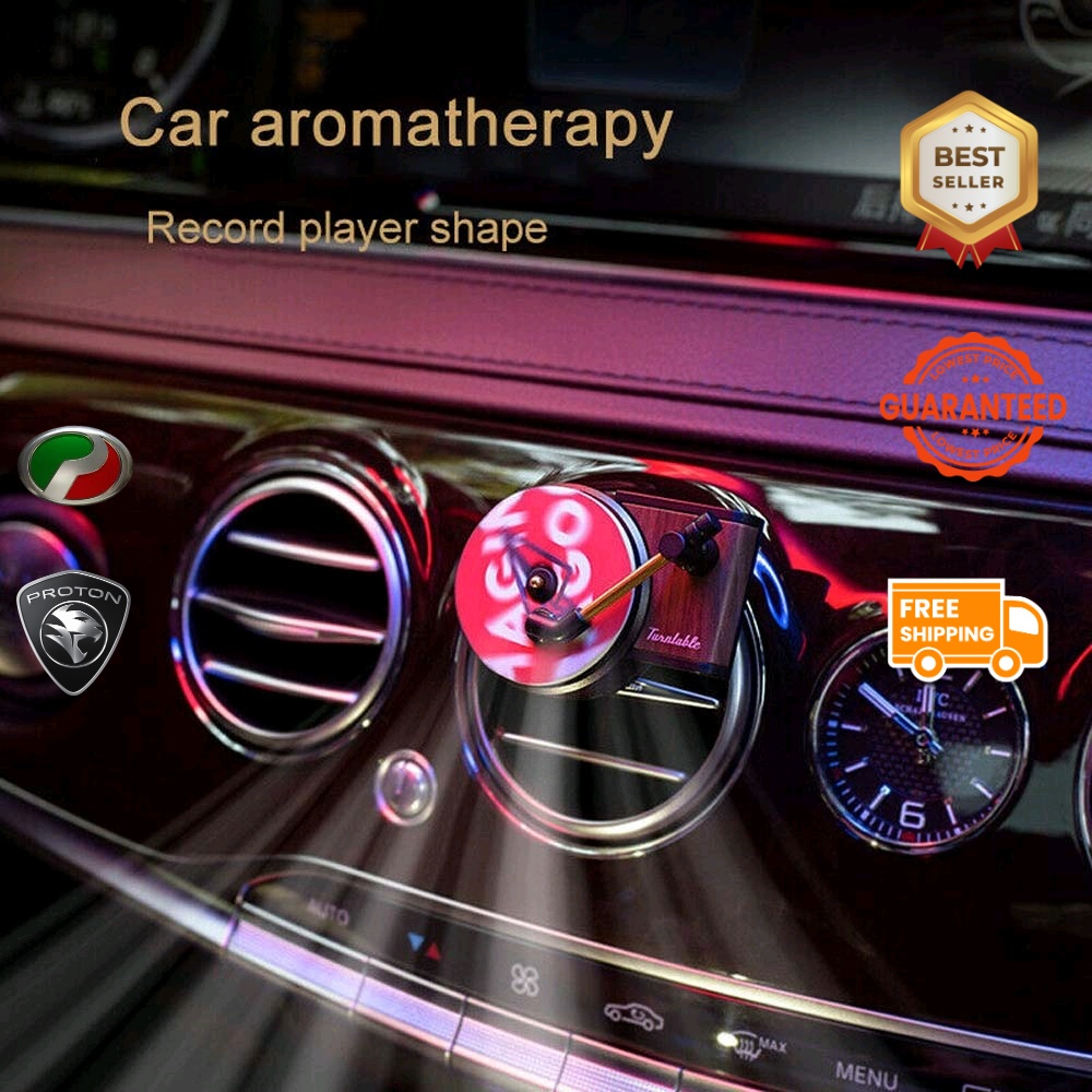 Car Air Freshener Ner Pewangi Kereta Car Aircond Vinyl Record Player ...