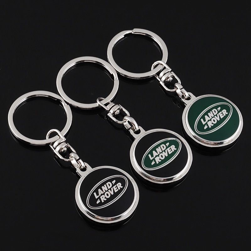 Car Keychain Key Rings Holder Pendant Accessories for Land Rover Evoque ...