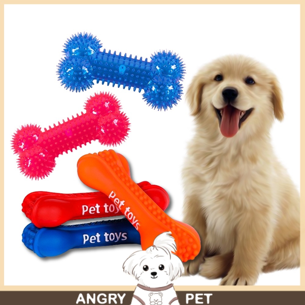 Angry Pet Dog Bone Teether Toys Puppy Chewing Pet Toy | Shopee Malaysia