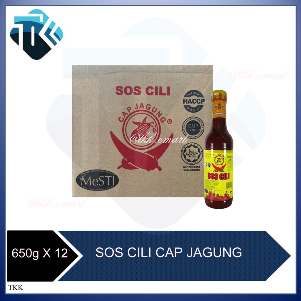 SOS CILI CAP JAGUNG 650g X 12 - CARTON | Shopee Malaysia