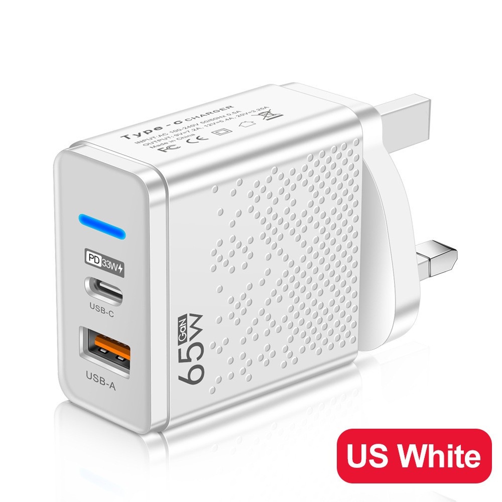 65W fast charge USB C charger 65W for iPhone USB mobile phone charging ...