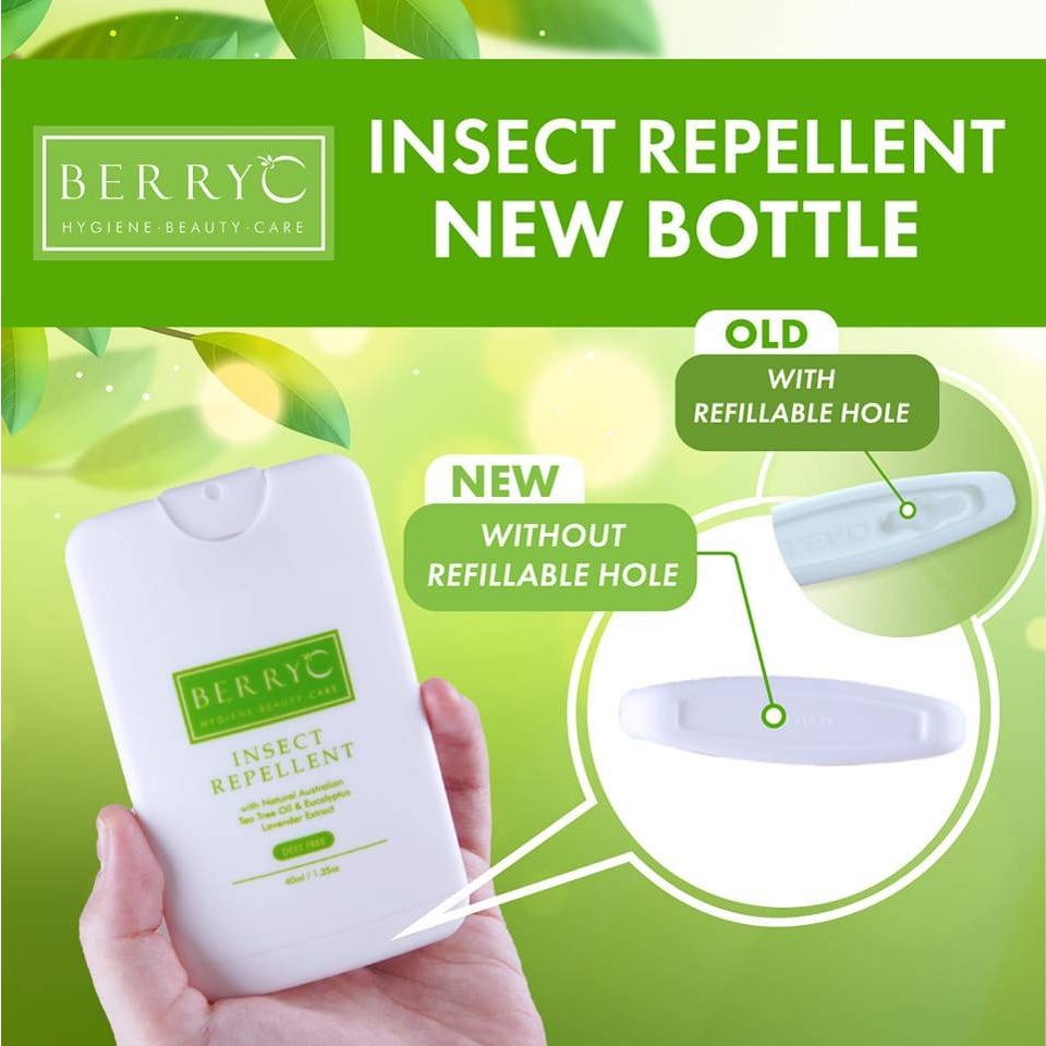 Promo EXP 12/2023 Berryc Insect Repellent ( 40ml ) | Shopee Malaysia