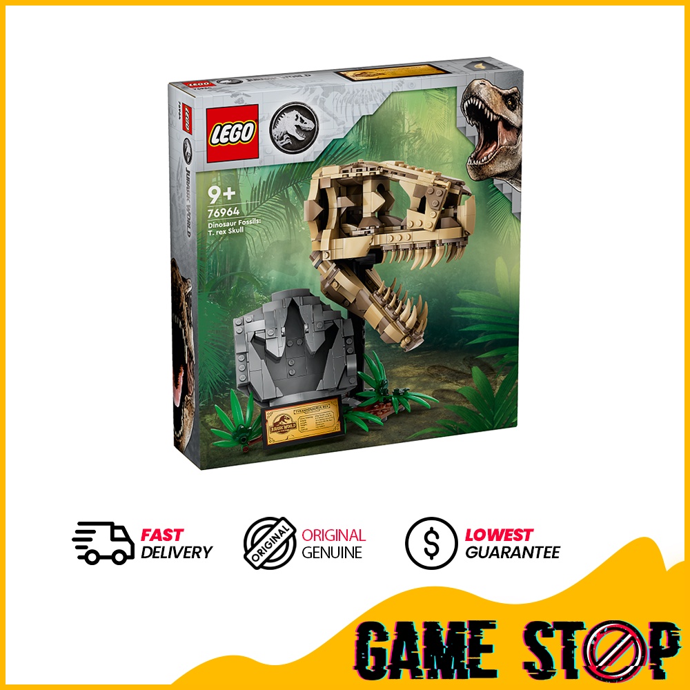Lego 76964 Jurassic World Dinosaur Fossils: T. rex Skull | Shopee Malaysia