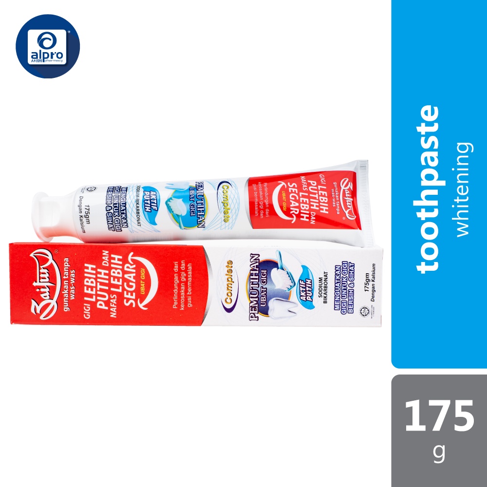 Zaitun Ubat Gigi Pemutihan Whitening Toothpaste 175g | Shopee Malaysia