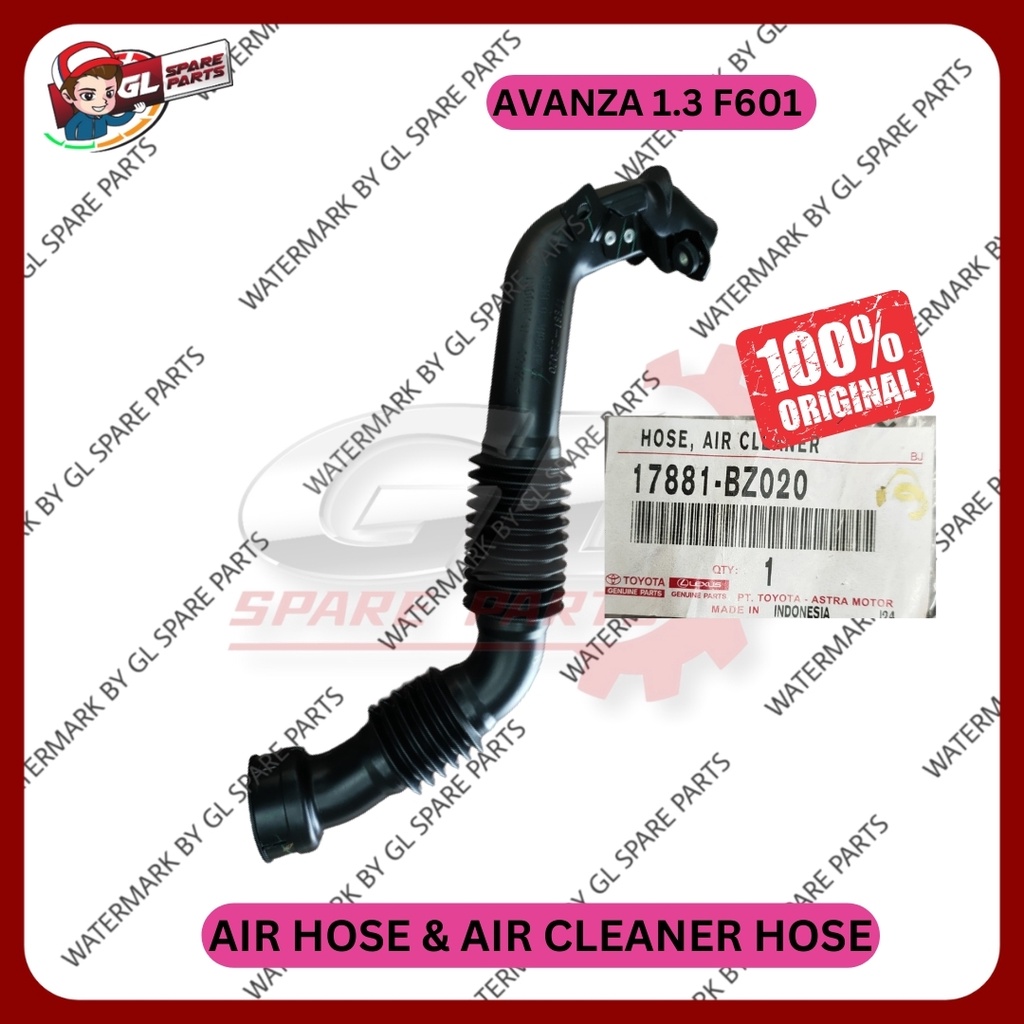 AIR CLEANER HOSE (ORIGINAL) TOYOTA AVANZA 1.3 F601 OLD (17881-BZ020 ...